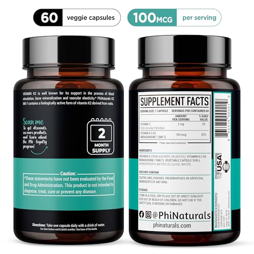 Natural Vitamin K2 for strong bones