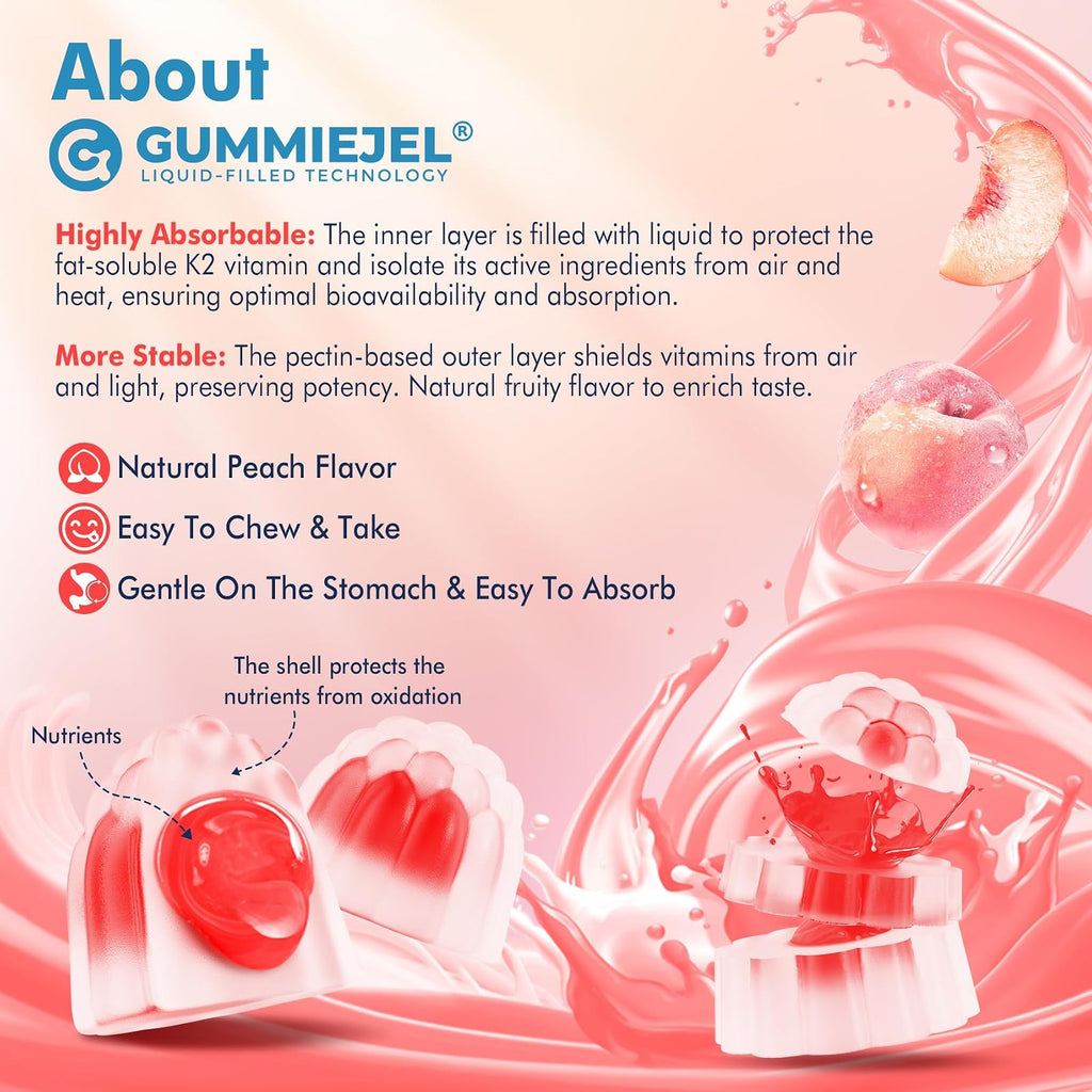 natural vitamin k2 gummies for strong bones