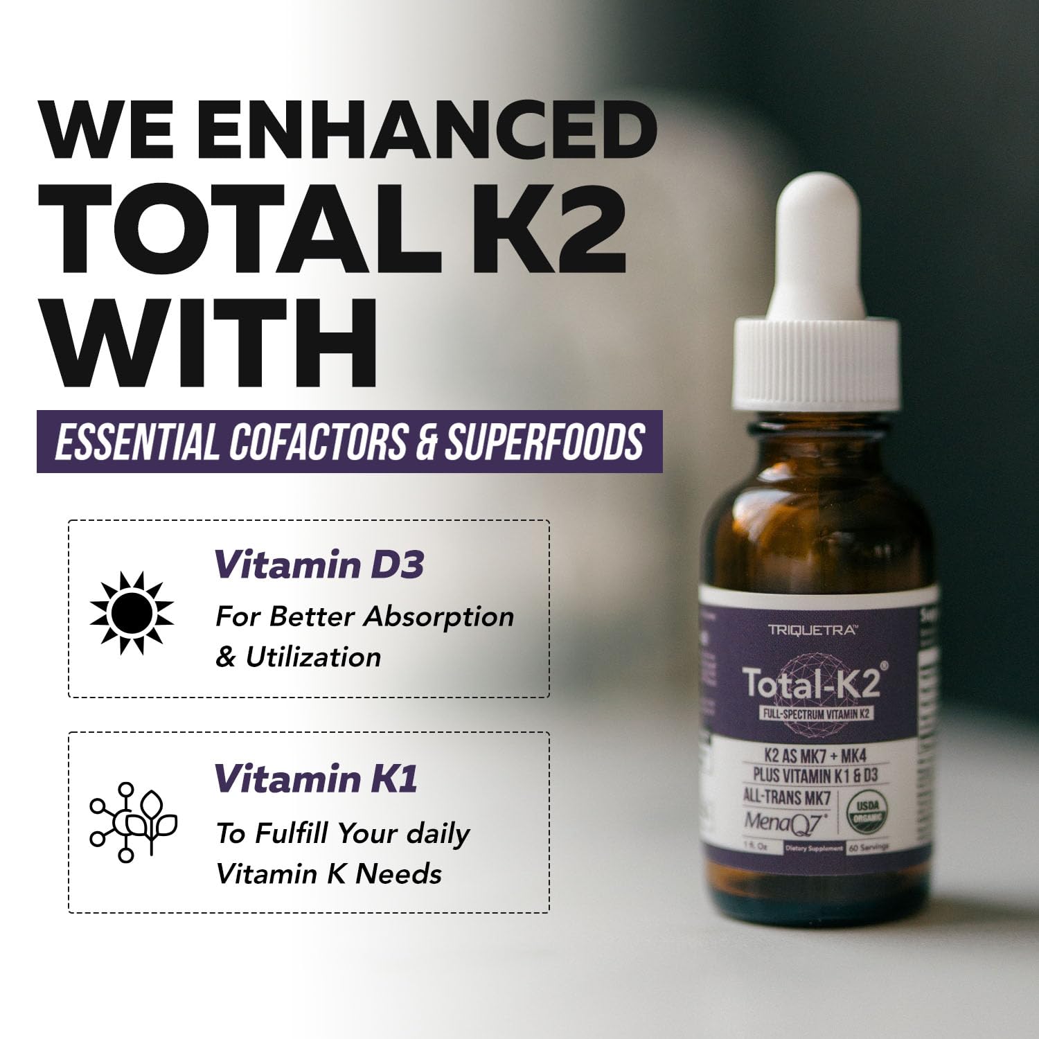 natural vitamin K2 liquid formula