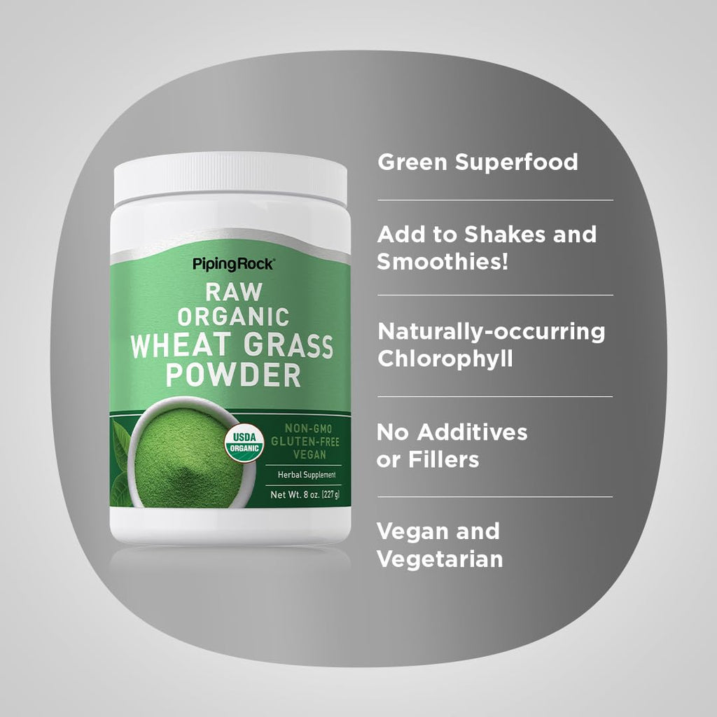 natural vitamin source wheatgrass powder