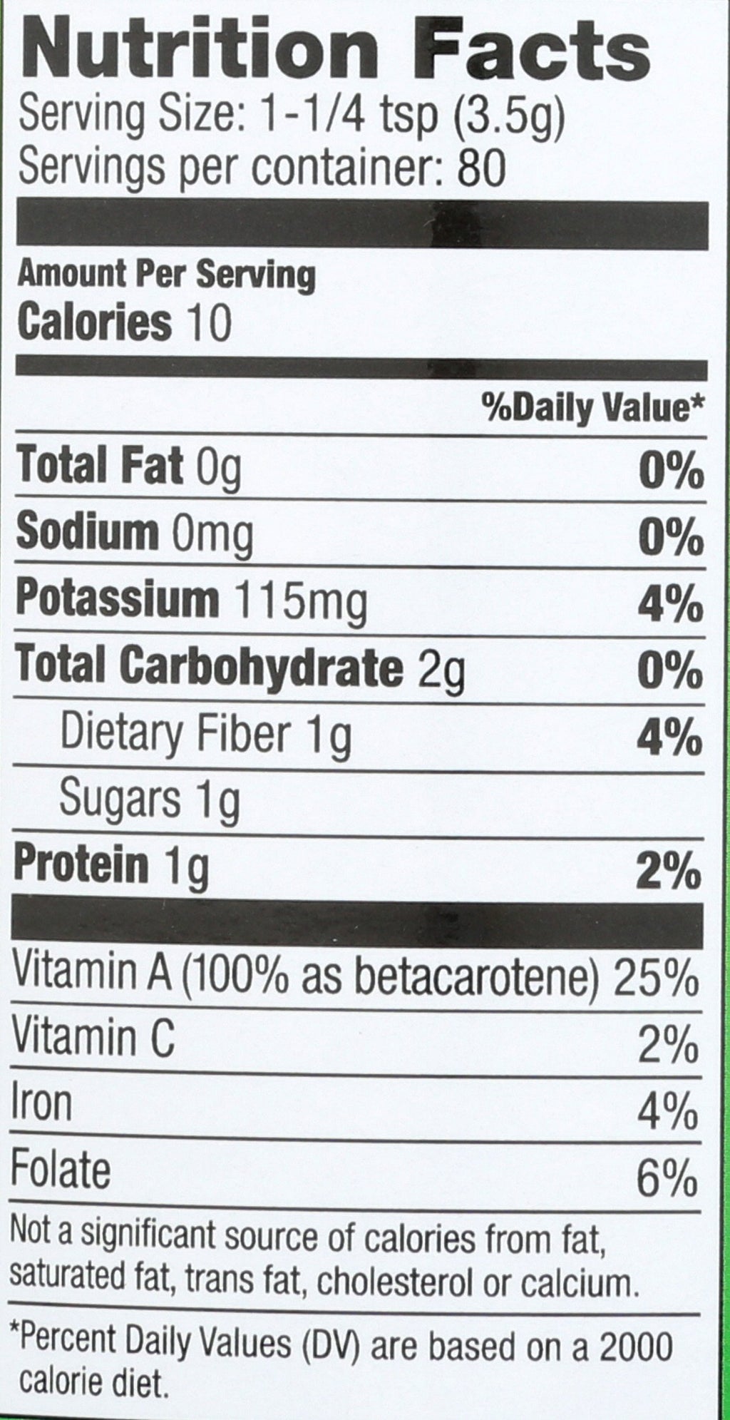 natural vitamins and minerals blend
