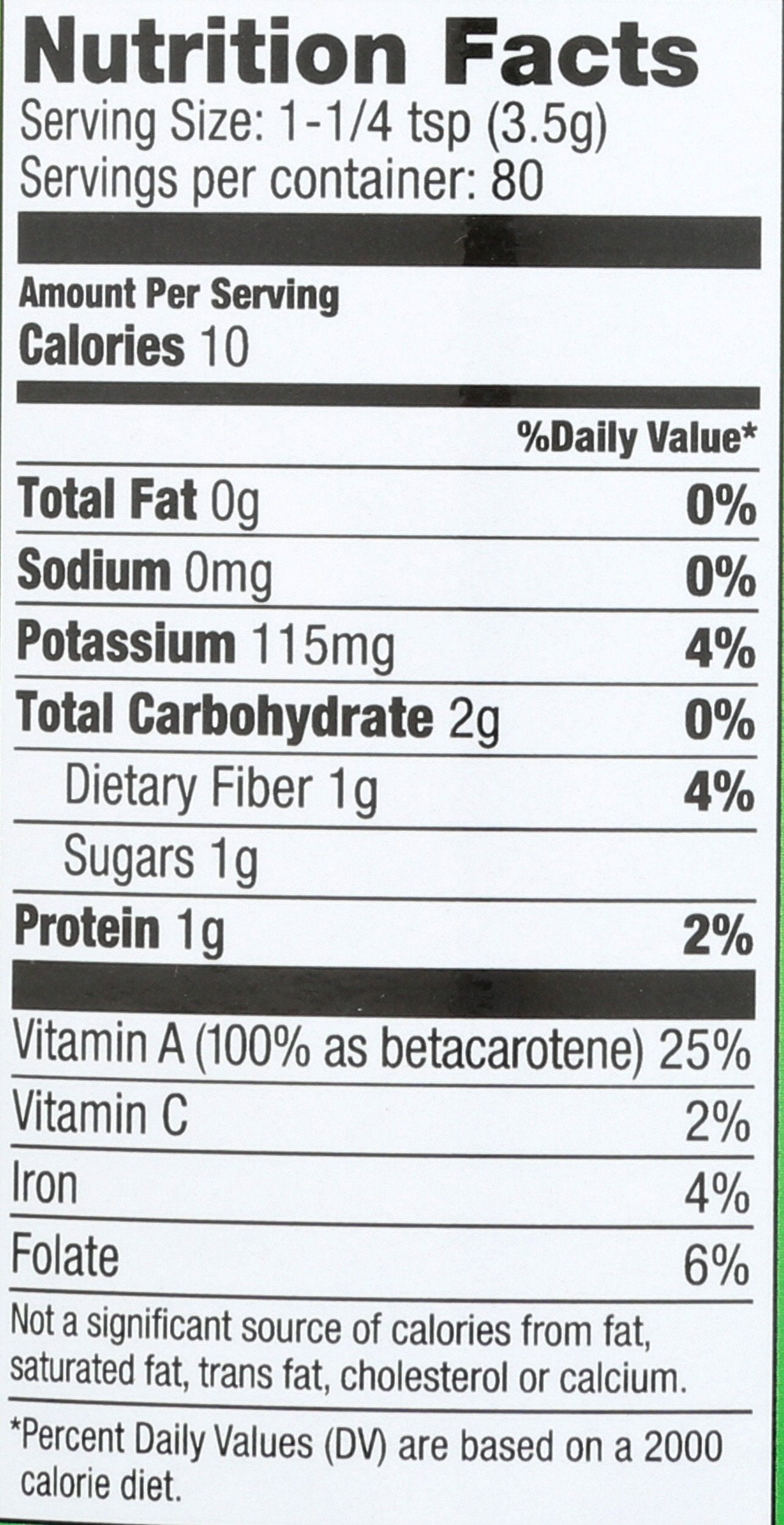 natural vitamins and minerals blend