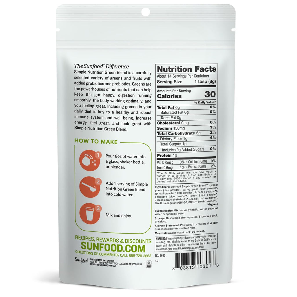natural vitamins and minerals blend