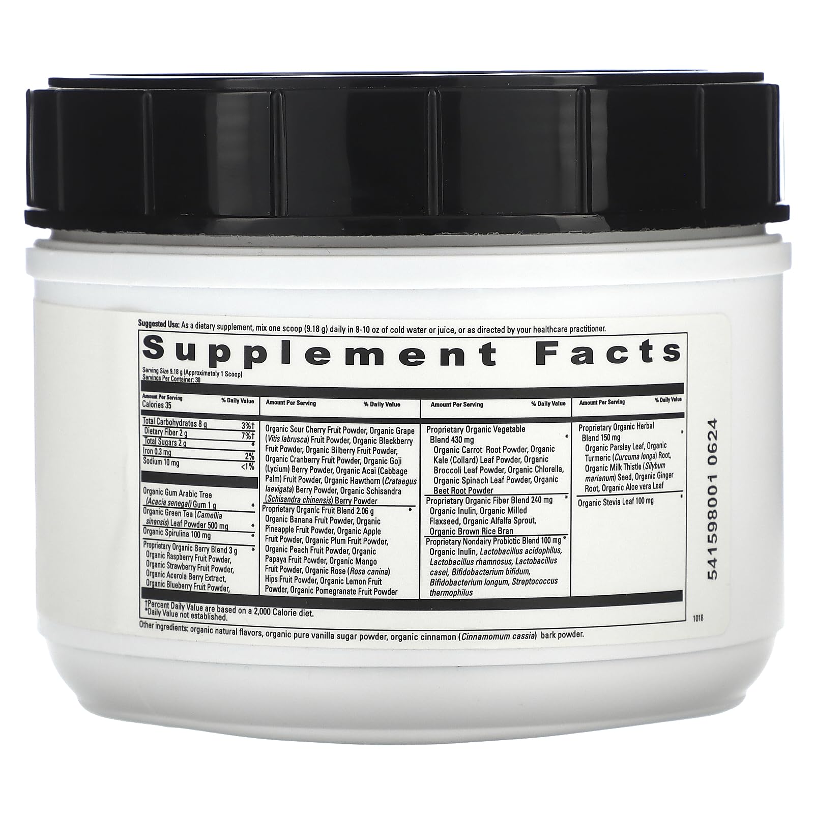natural vitamins and minerals blend