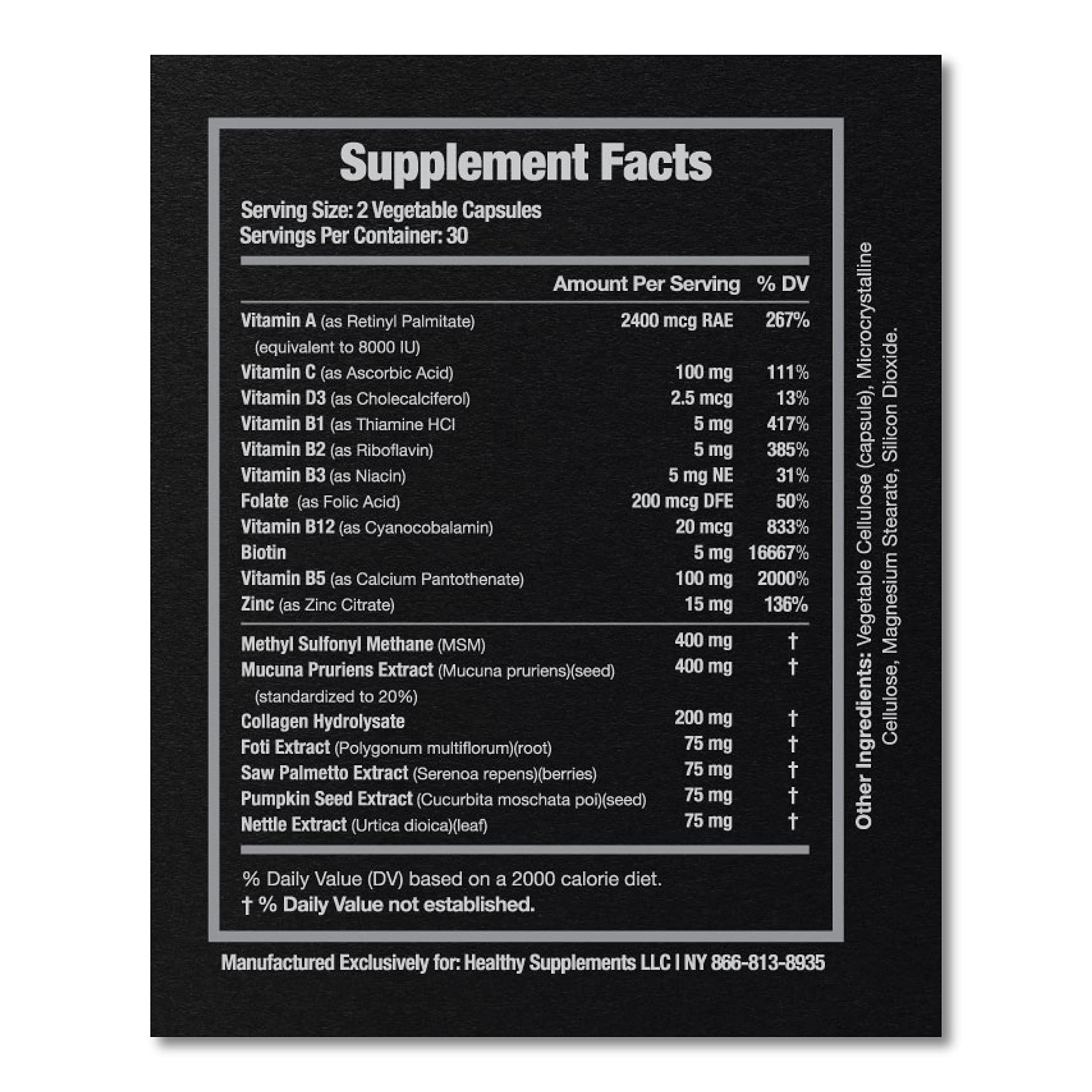 natural vitamins for beard growth
