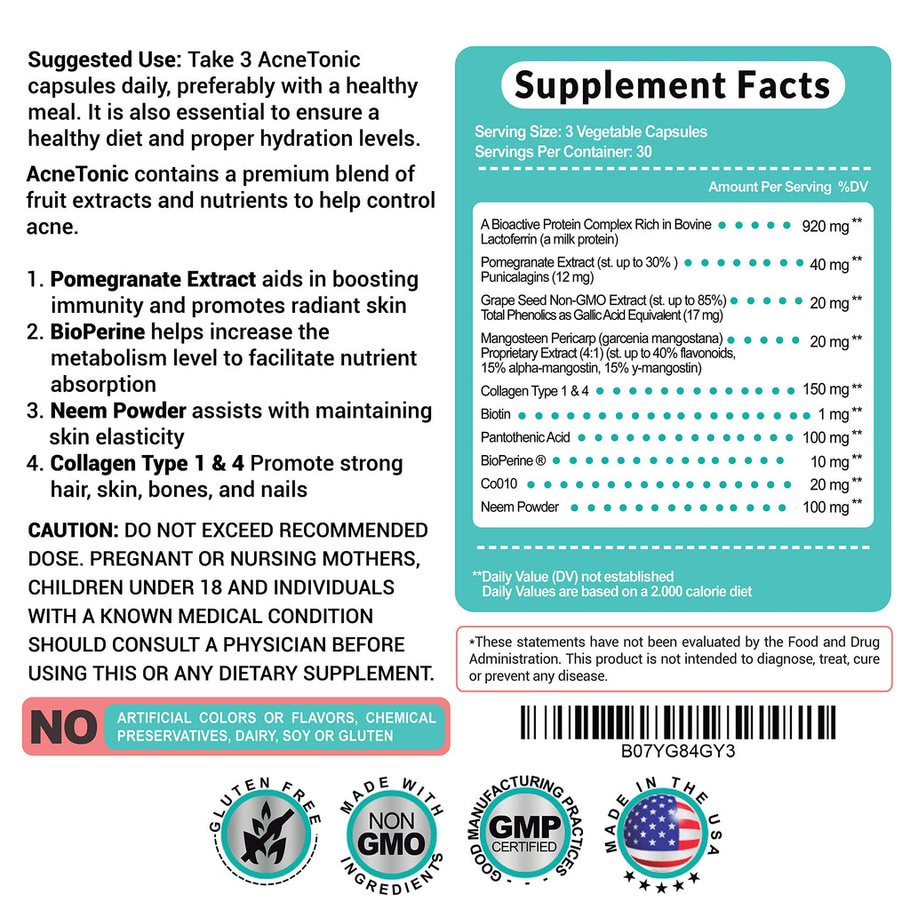 natural vitamins for blemish control