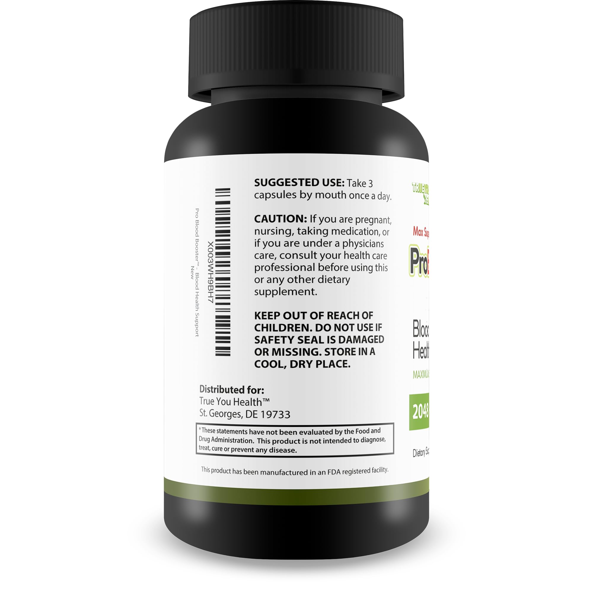Natural vitamins for blood health