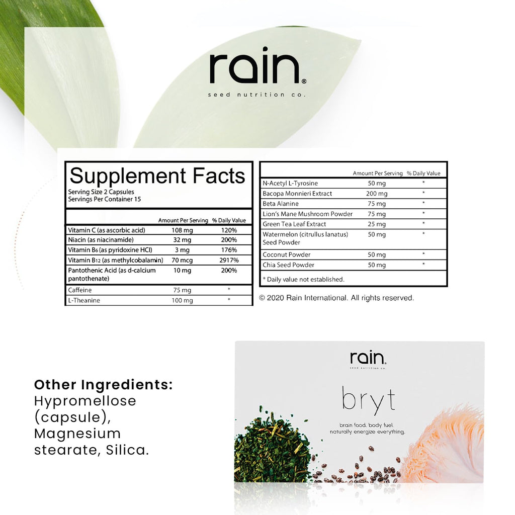 Natural vitamins for cognitive support