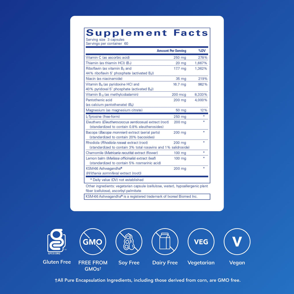 natural vitamins for daily stress support
