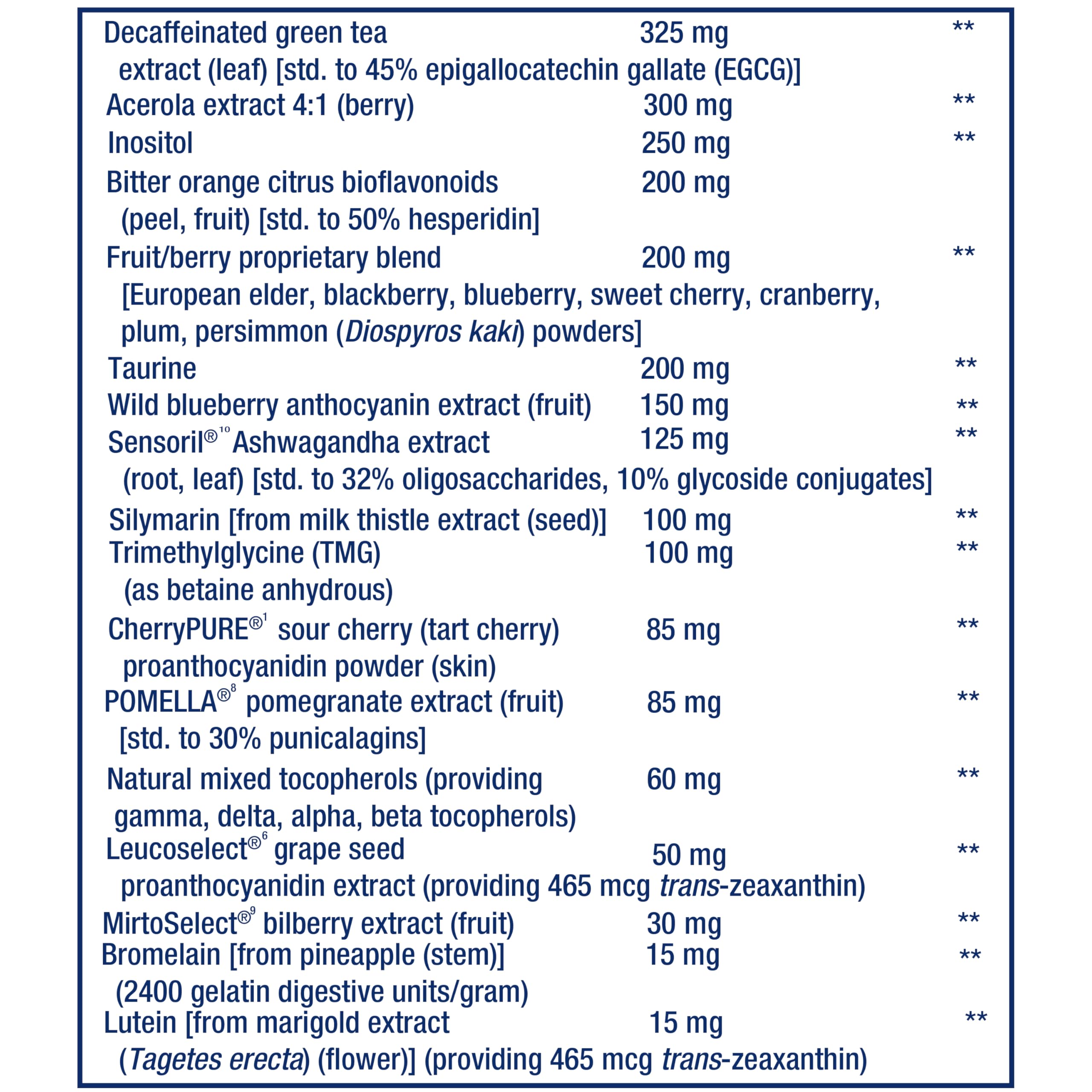 natural vitamins for enhanced longevity
