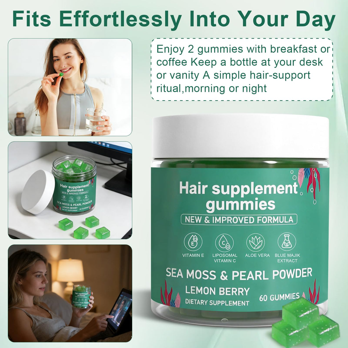 Natural vitamins for hair growth