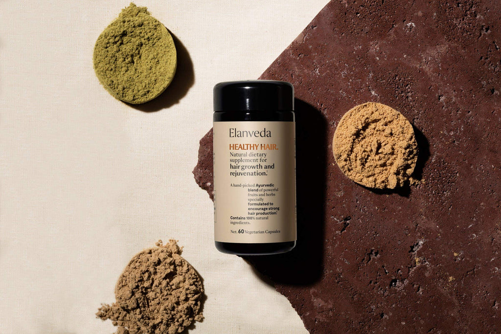 Natural vitamins for hair vitality