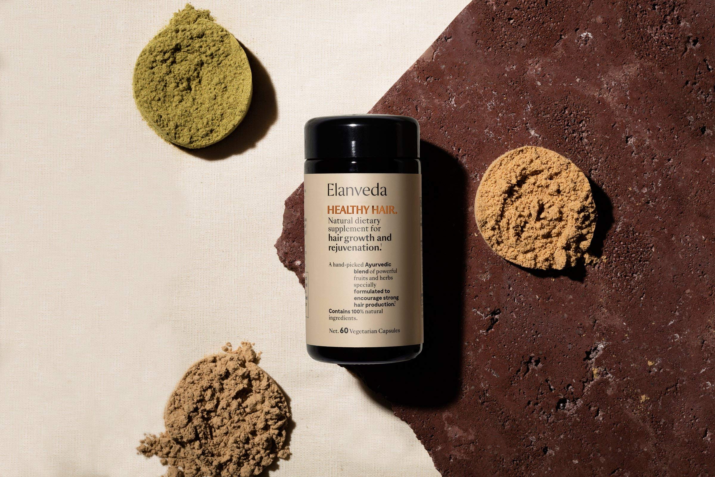Natural vitamins for hair vitality