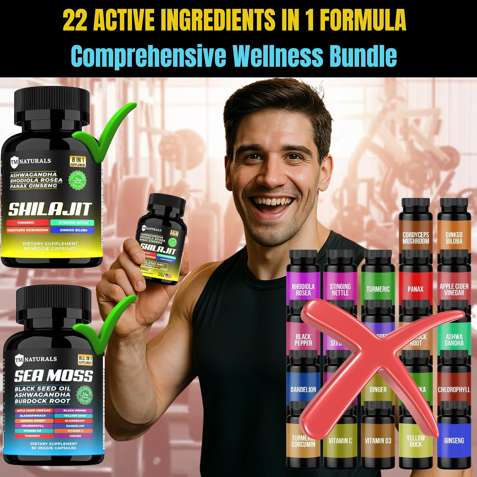 Natural vitamins for immune support