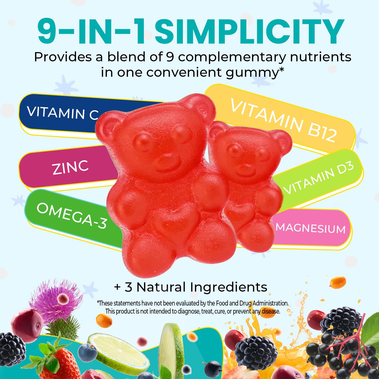 Natural vitamins for kids' immunity