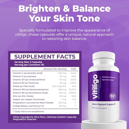 natural vitamins for vitiligo management