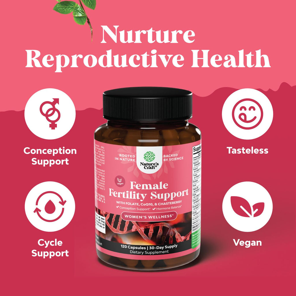 Natural vitamins for women's fertility