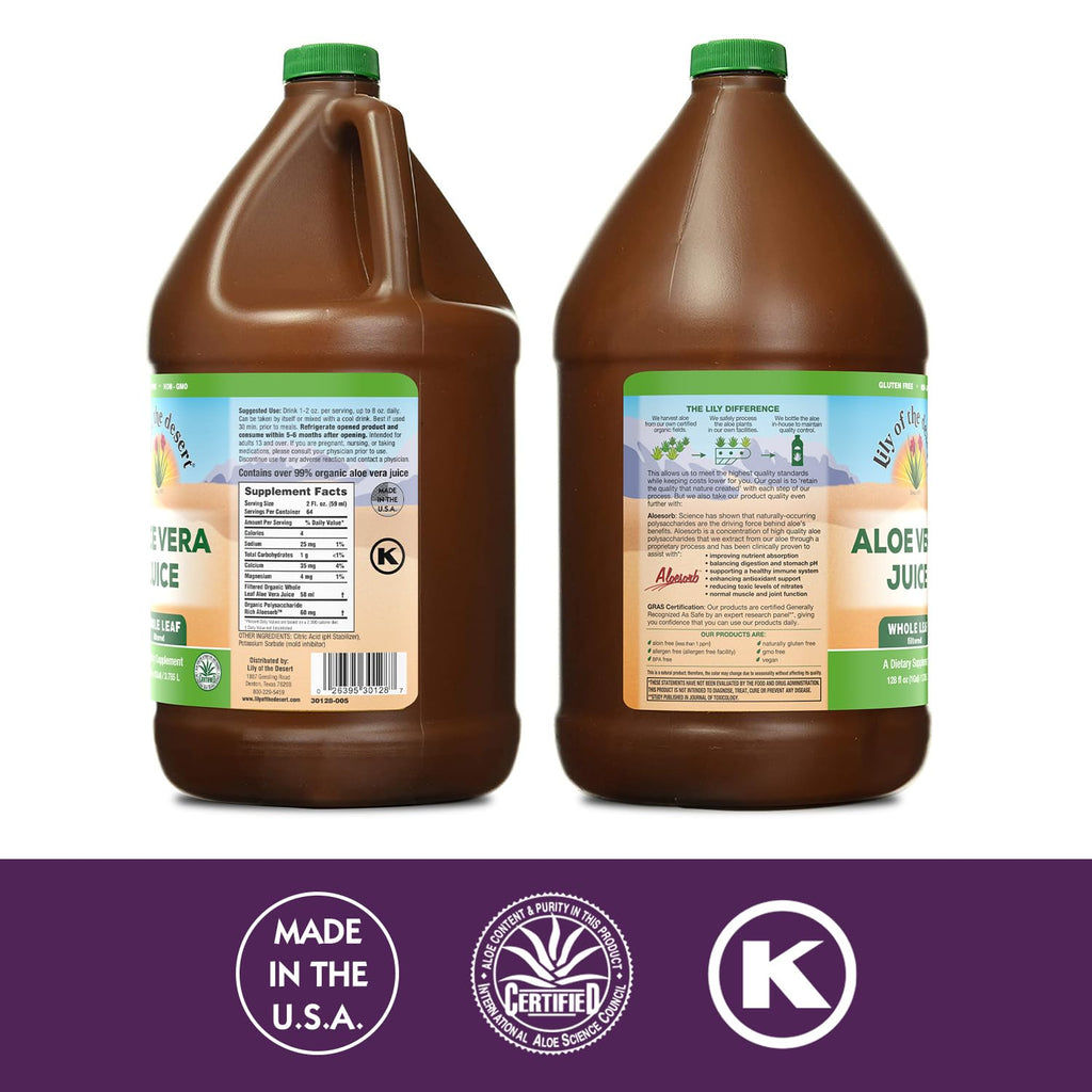 natural vitamins in aloe vera