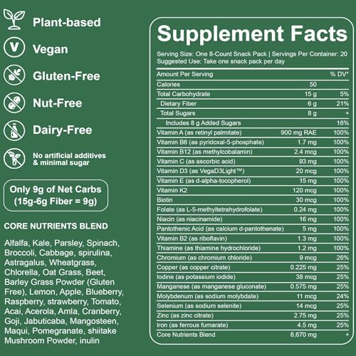 natural vitamins in chlorella supplements