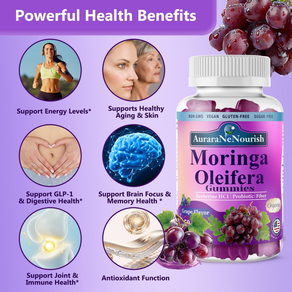 Natural vitamins with Moringa benefits