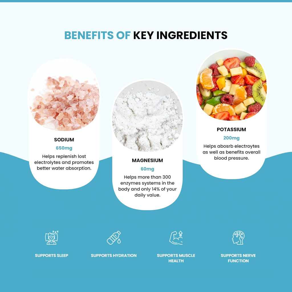 natural watermelon flavour electrolyte supplement