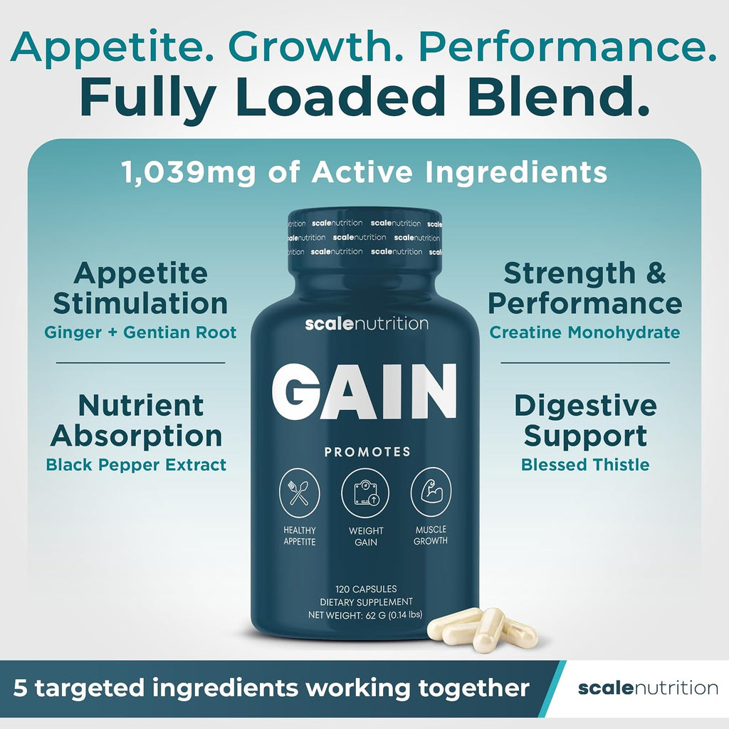 natural weight gainer support capsules