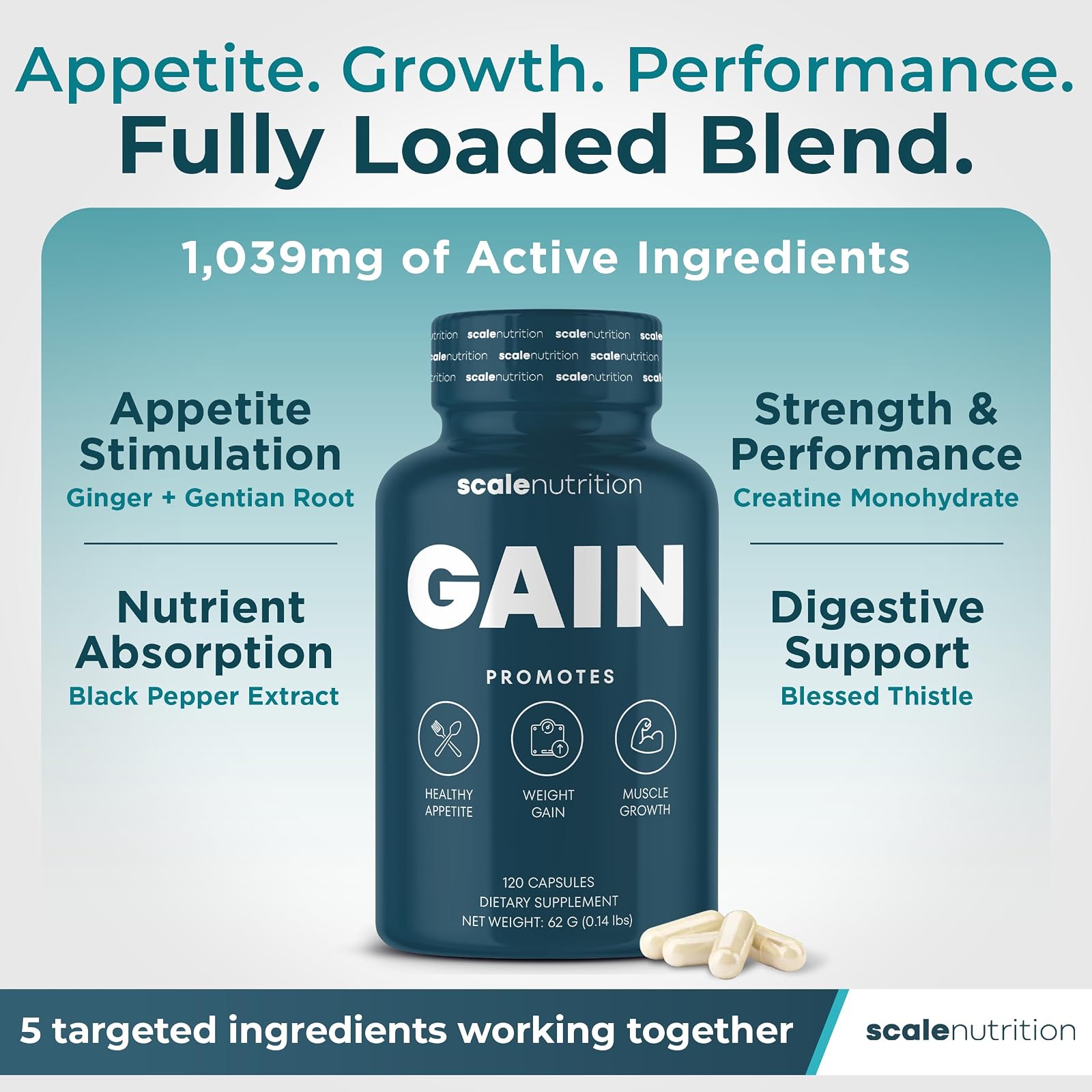 natural weight gainer support capsules