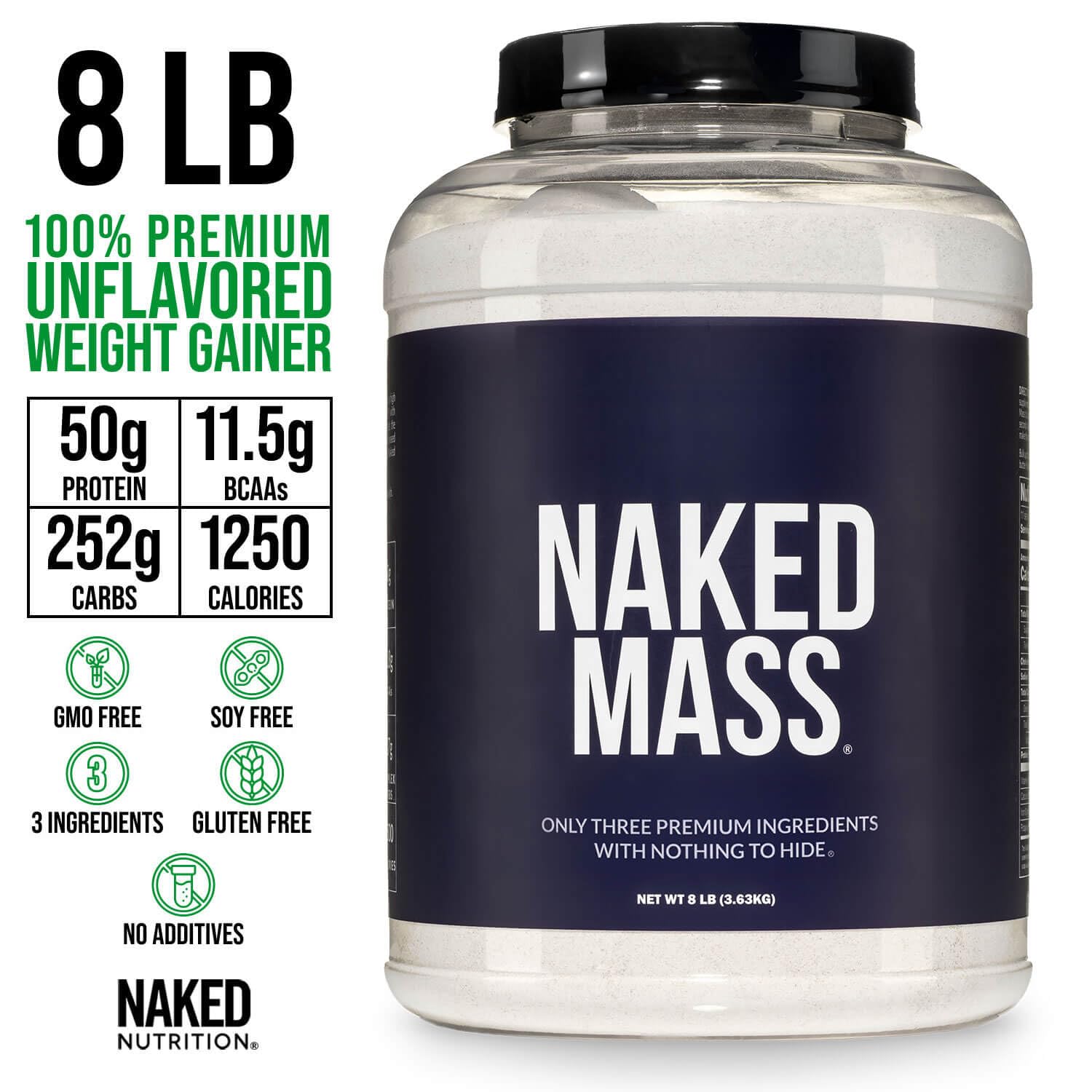 natural weight gainers with 1250 calories