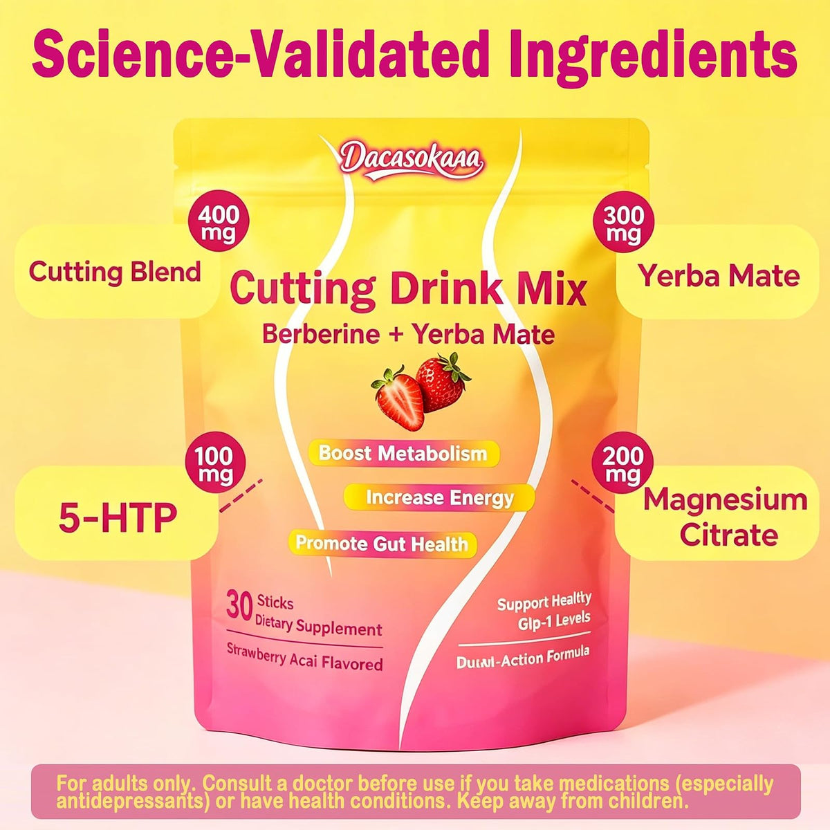 Natural weight management drink mix