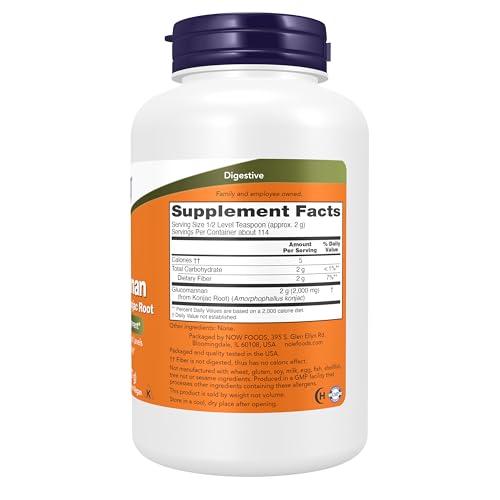 natural weight management glucomannan supplement