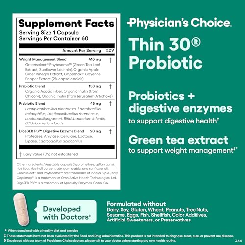 natural weight management probiotics supplement