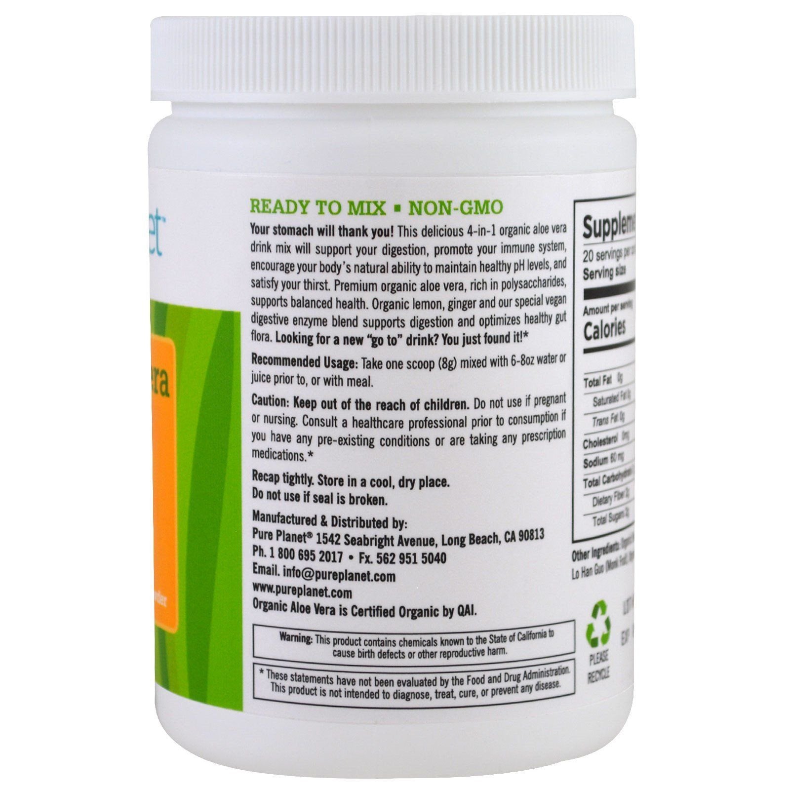 natural wellness aloe vera crisp apple