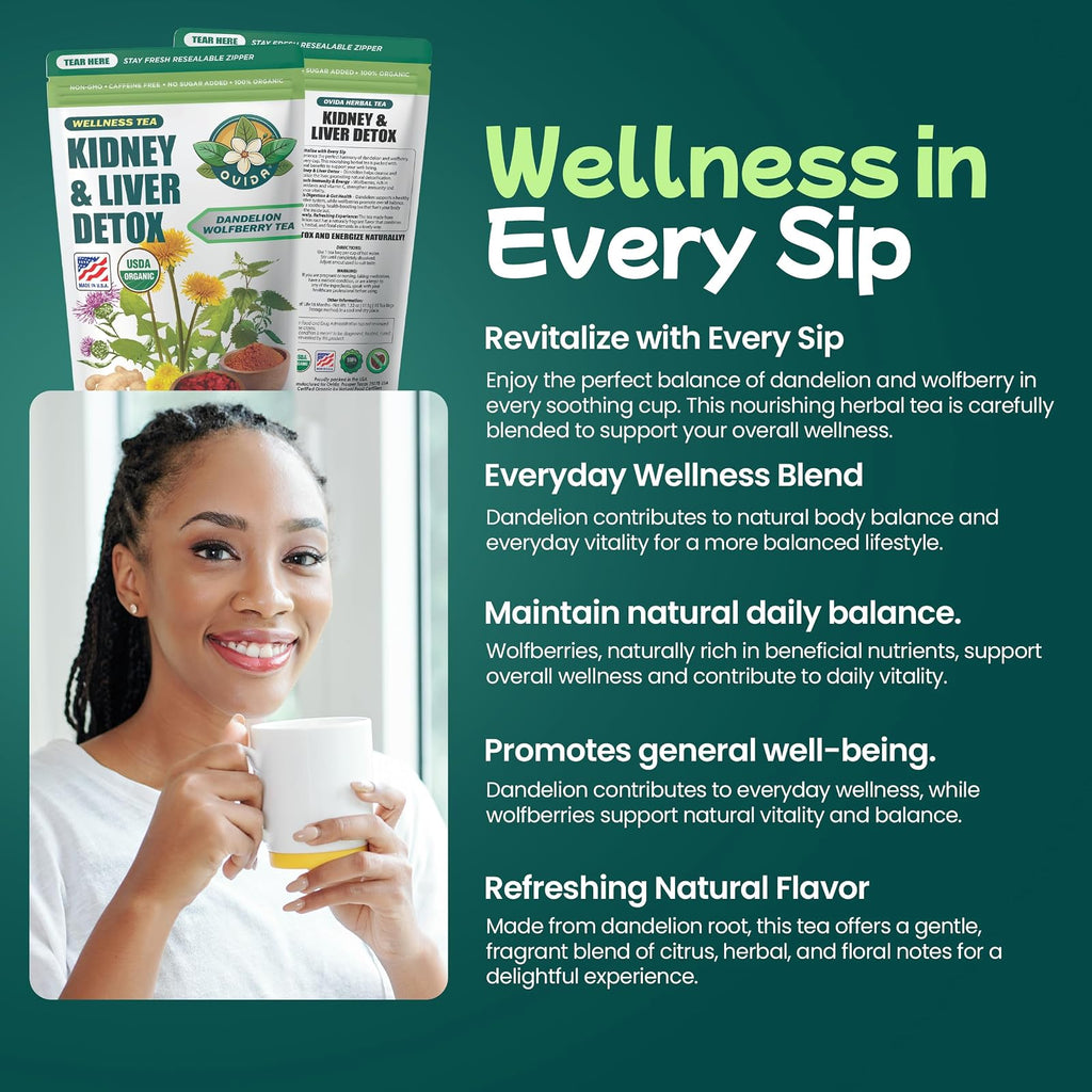 Natural wellness Dandelion tea
