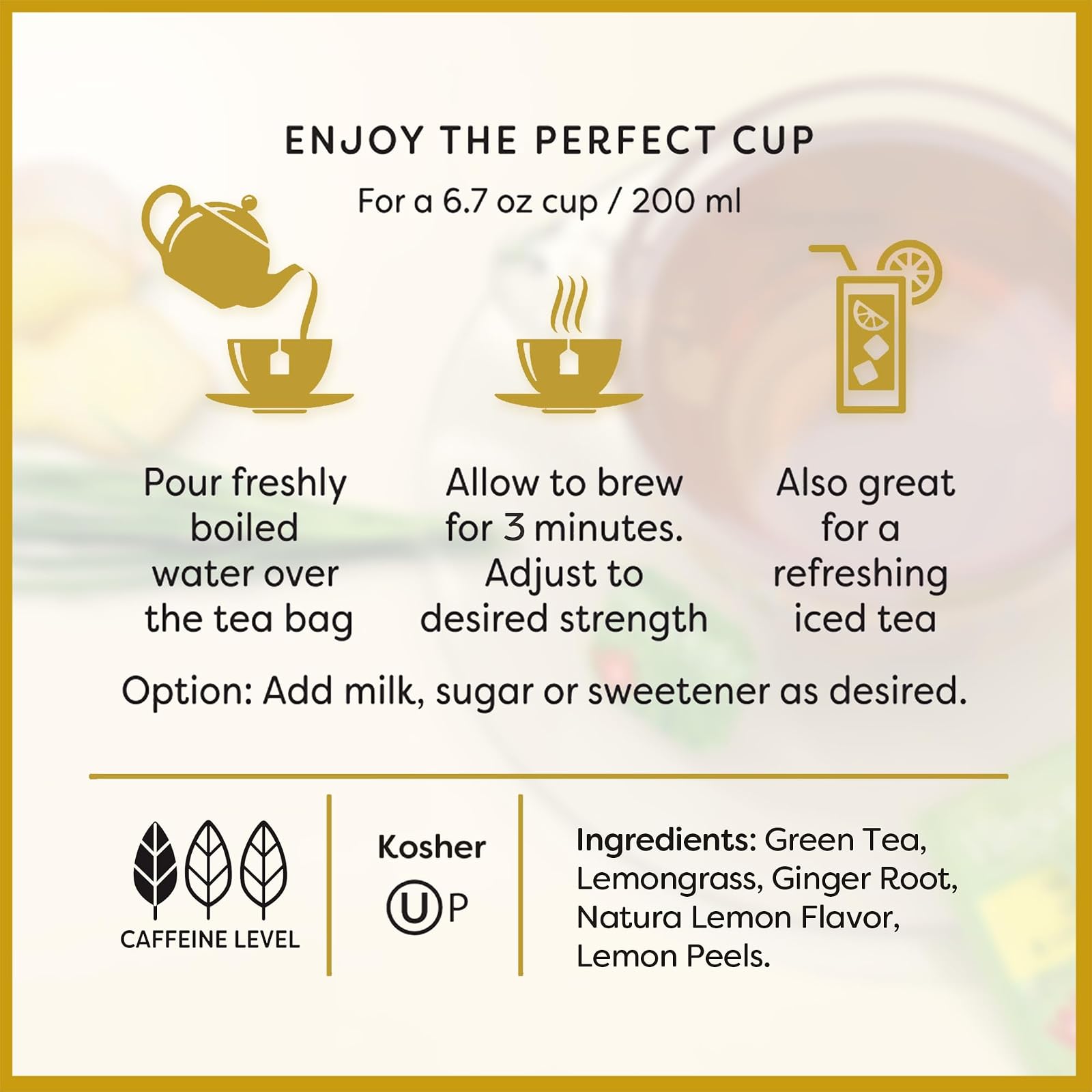 natural wellness ginger tea bags