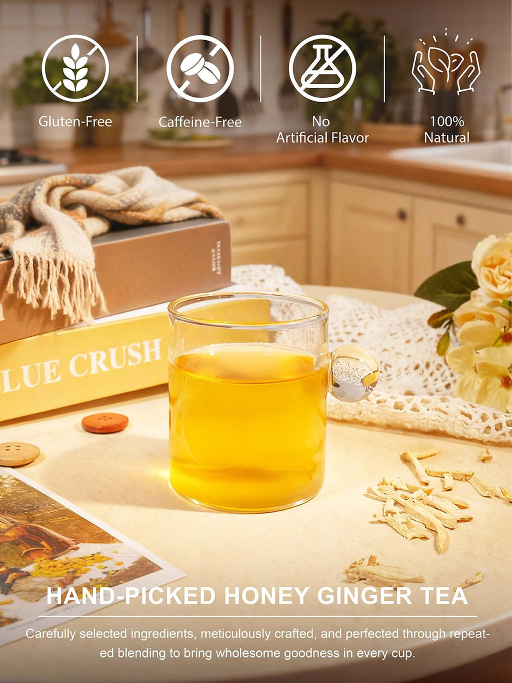 natural wellness ginger tea bags
