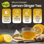 natural wellness lemon ginger tea