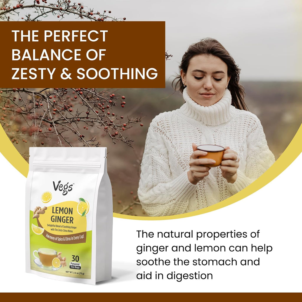 natural wellness lemon ginger tea