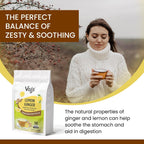 natural wellness lemon ginger tea