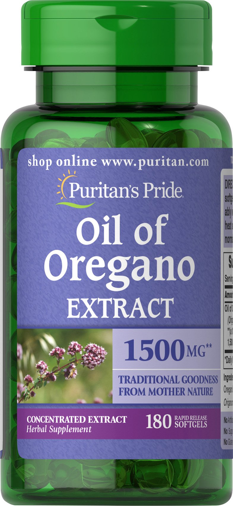 natural wellness oregano softgels