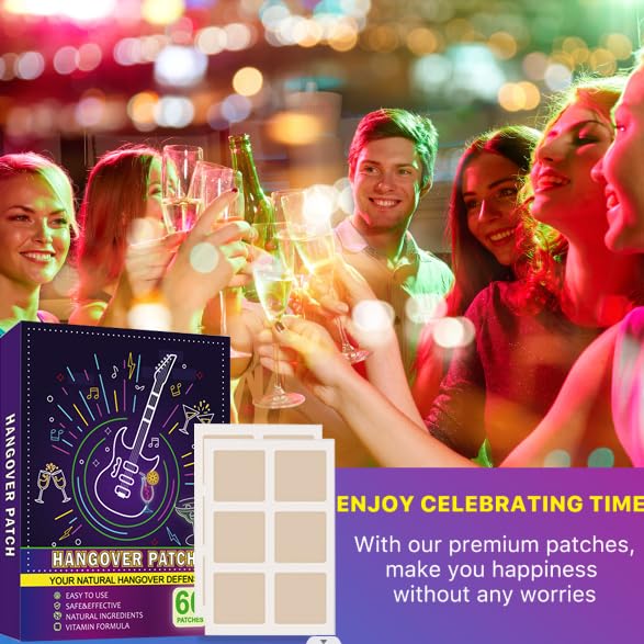 natural wellness patches for post-party
