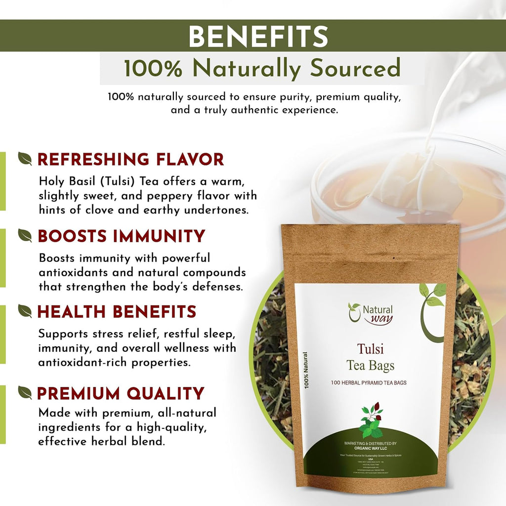 natural wellness Pyramid Tulsi tea