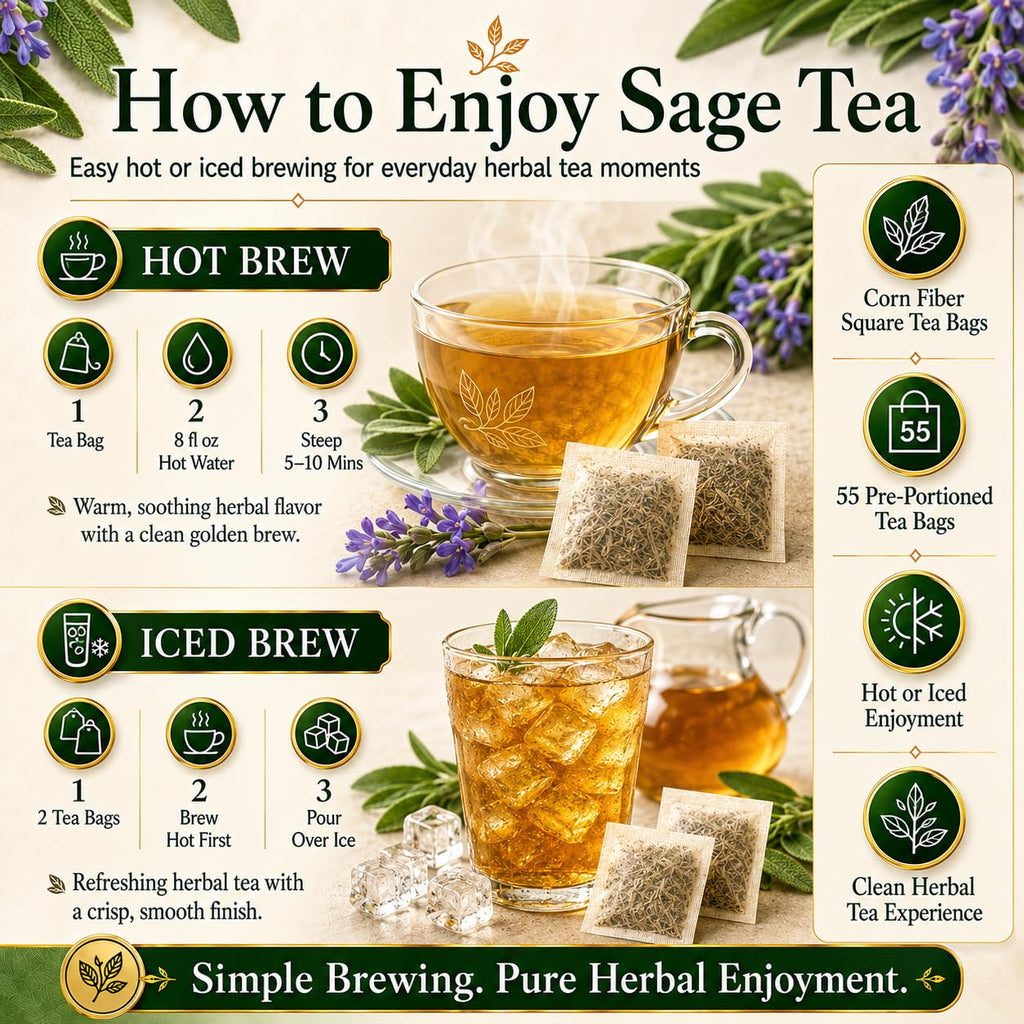 natural wellness sage tea