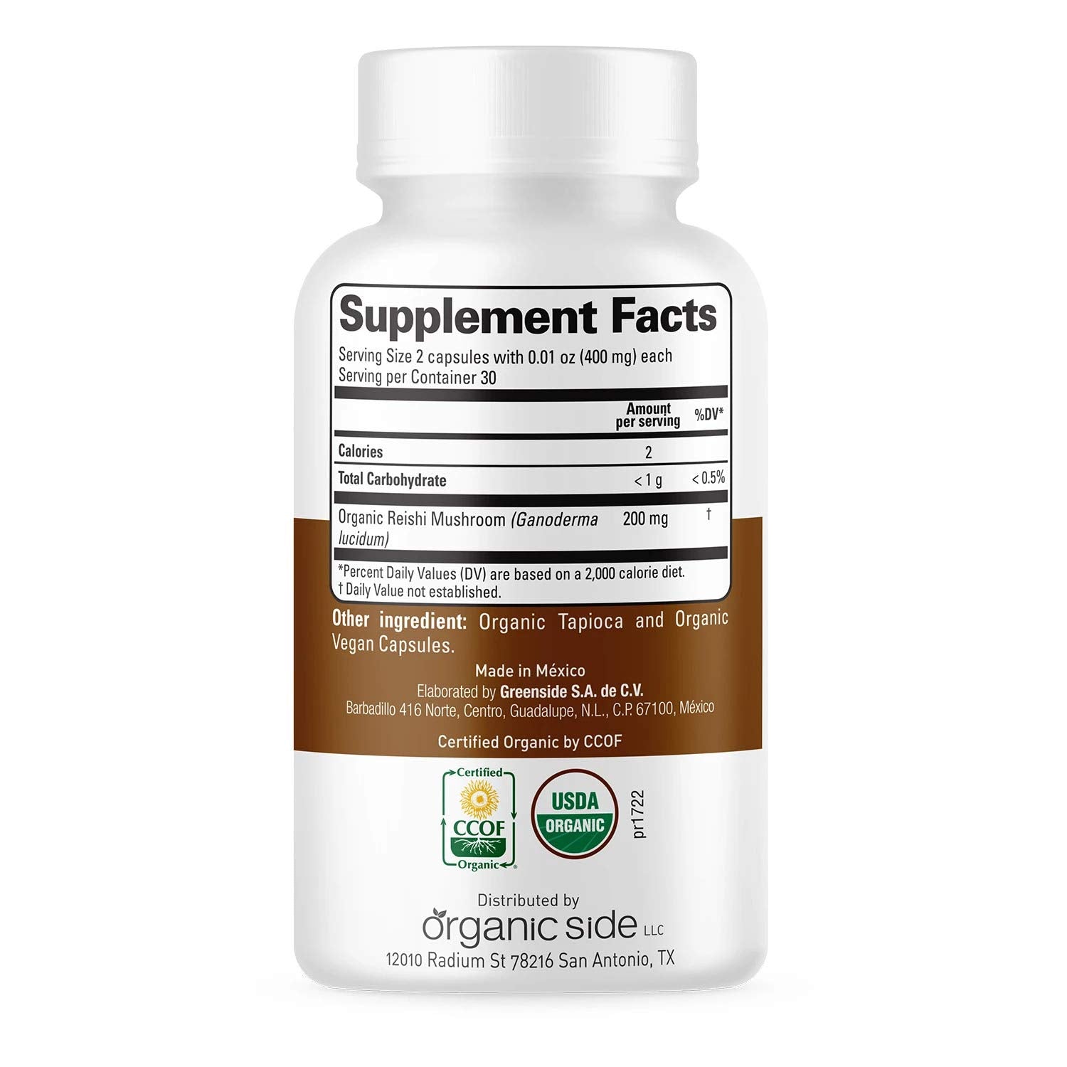 Natural wellness supplement with mushrooms