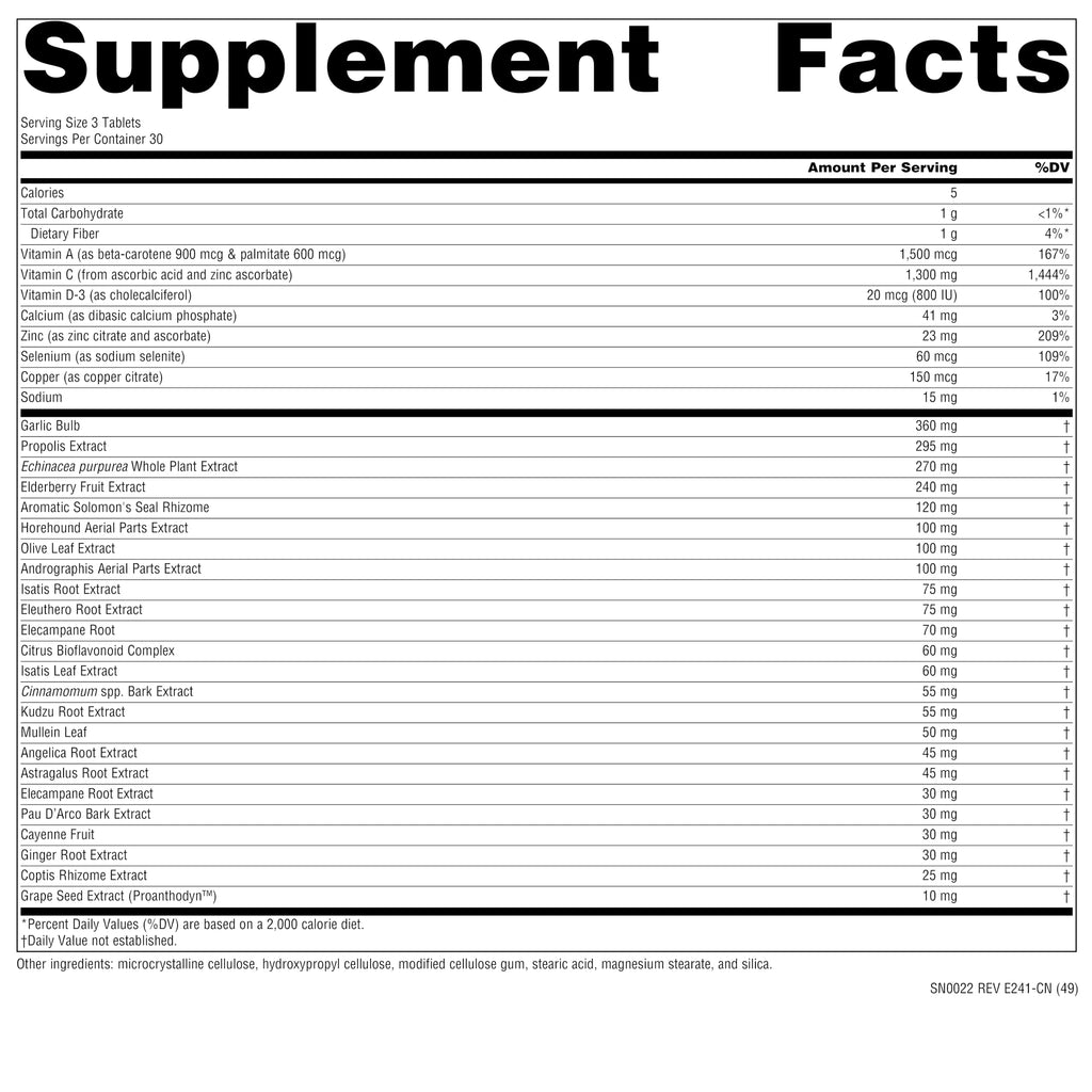 natural wellness support for cold season