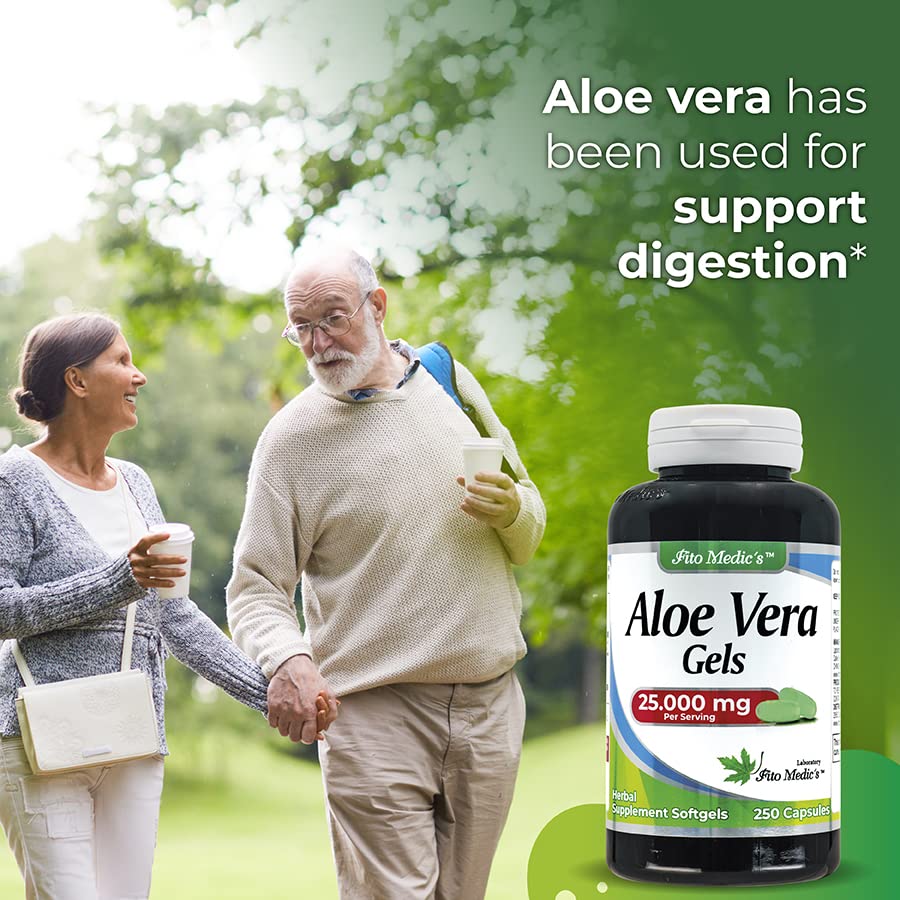 natural wellness with aloe vera soft-gels