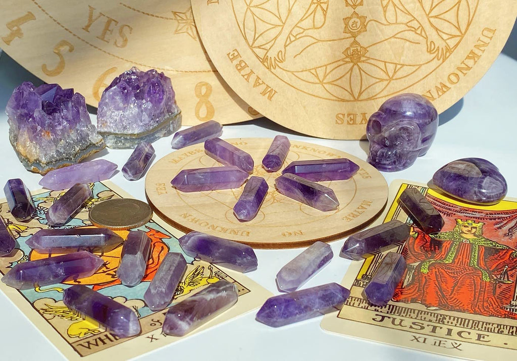 natural wellness with crystal wands