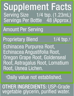 natural wellness with echinacea drops