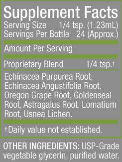 natural wellness with echinacea drops