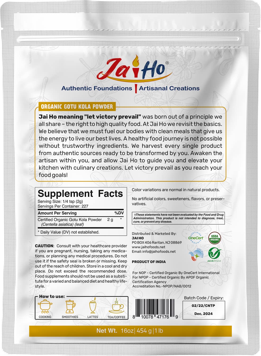 Natural wellness with Gotu Kola