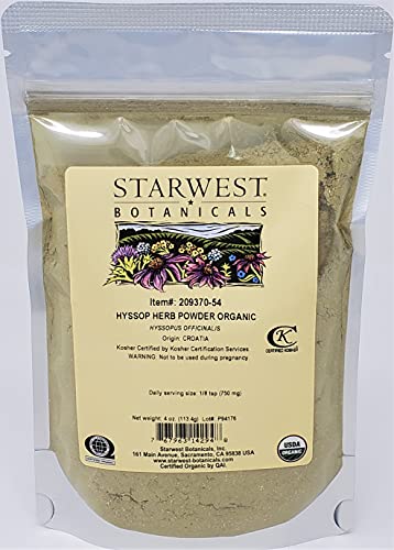 natural wellness with hyssop powder